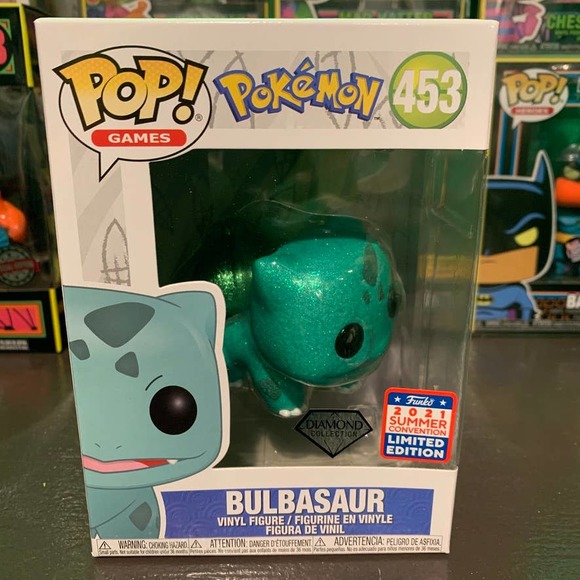 Funko | Toys | Funko Pop Bulbasaur 453 Diamond Collection 2 Summer ...